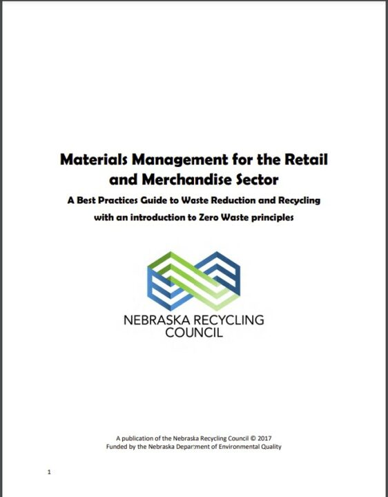 RETAIL: A Best Practices Guide to Waste Reduction and Recycling ...